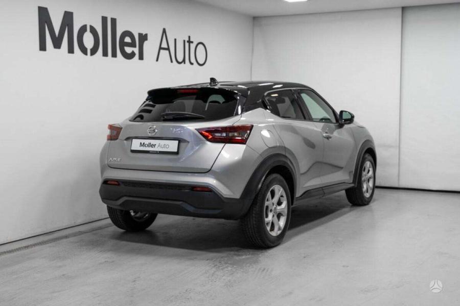 Pelēks Nissan Juke 2021 Viļņa, ar dzinēja tilpumu 1.00 L un nobraukumu 60 tūkst. km par 15500 €, foto 4 vietnē AUTOMOTO.COM.LV