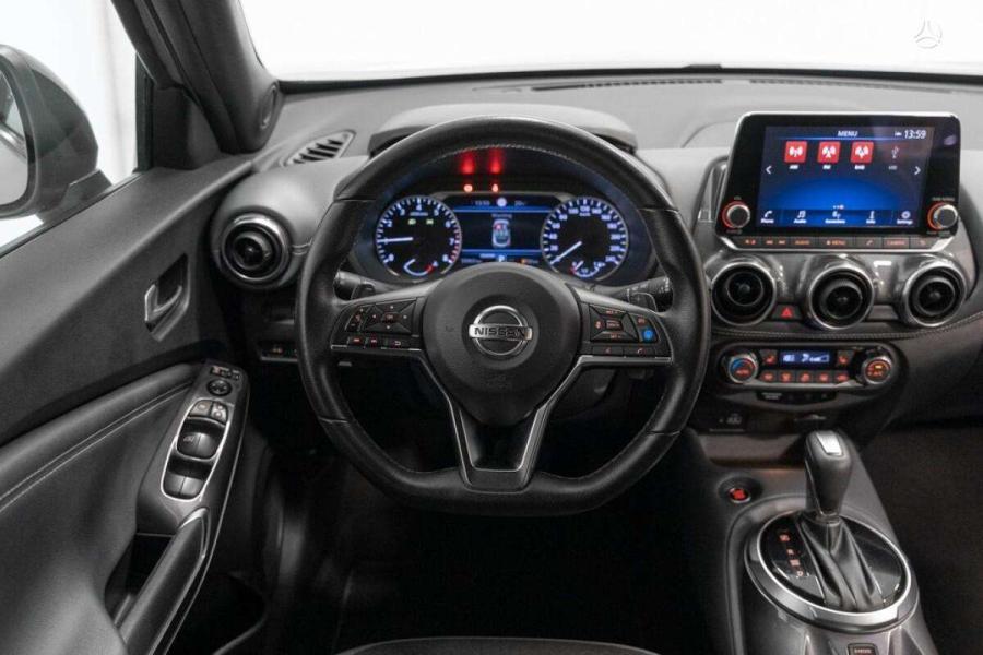 Pelēks Nissan Juke 2021 Viļņa, ar dzinēja tilpumu 1.00 L un nobraukumu 60 tūkst. km par 15500 €, foto 12 vietnē AUTOMOTO.COM.LV
