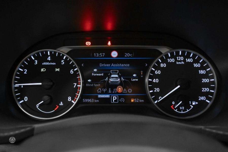 Pelēks Nissan Juke 2021 Viļņa, ar dzinēja tilpumu 1.00 L un nobraukumu 60 tūkst. km par 15500 €, foto 13 vietnē AUTOMOTO.COM.LV