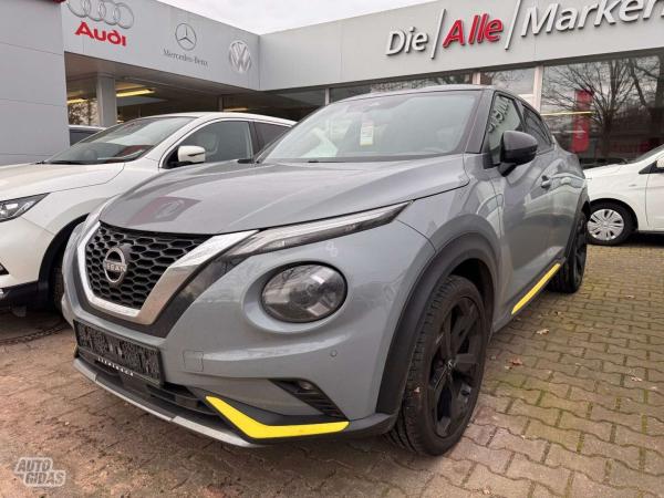 Grey Nissan Juke 2022 in Kaunas, with an engine capacity of 1.00 L and mileage of 53 thousand km for 24450 €, photo 1 on AUTOMOTO.COM.LV
