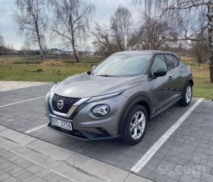 Grey Nissan Juke 2022 in Riga, with an engine capacity of 1.00 L and mileage of 35 thousand km for 16500 €, photo  on AUTOMOTO.COM.LV