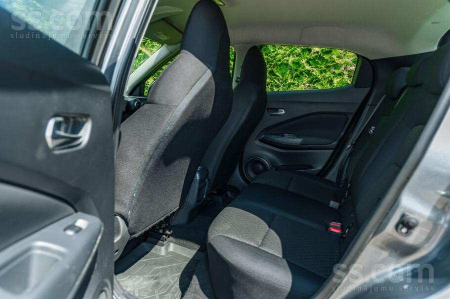 Pelēks Nissan Juke 2022 Rīga, ar dzinēja tilpumu 1.00 L un nobraukumu 84 tūkst. km par 13650 €, foto 13 vietnē AUTOMOTO.COM.LV