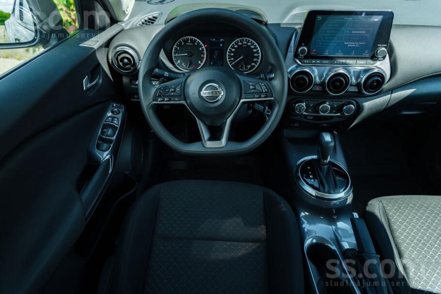 Pelēks Nissan Juke 2022 Rīga, ar dzinēja tilpumu 1.00 L un nobraukumu 84 tūkst. km par 13650 €, foto 16 vietnē AUTOMOTO.COM.LV