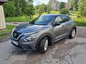 Grey Nissan Juke 2022 in Utena, with an engine capacity of 1.00 L and mileage of 109 thousand km for 13400 €, photo  on AUTOMOTO.COM.LV