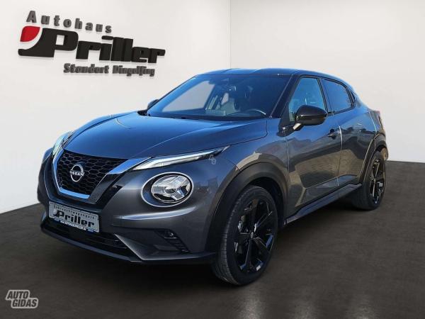 Pelēks Nissan Juke 2023 Kauņa, ar dzinēja tilpumu 1.00 L un nobraukumu 18 tūkst. km par 26830 €, foto 1 vietnē AUTOMOTO.COM.LV