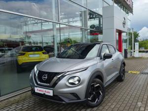 Pelēks Nissan Juke 2023 Viļņa, ar dzinēja tilpumu 1.00 L un nobraukumu 25 tūkst. km par 16500 €, foto  vietnē AUTOMOTO.COM.LV