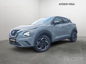 Grey Nissan Juke 2024 in Riga, with an engine capacity of 1.20 L and mileage of 6 thousand km for 19700 €, photo  on AUTOMOTO.COM.LV