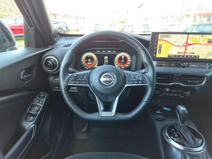 Pelēks Nissan Juke 2024 Viļņa, ar dzinēja tilpumu 1.60 L un nobraukumu 19 tūkst. km par 22500 €, foto 13 vietnē AUTOMOTO.COM.LV