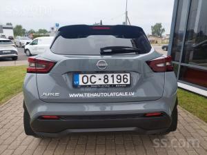 Grey Nissan Juke 2025 in Daugavpils, with an engine capacity of 1.00 L and mileage of 3 thousand km for 23990 €, photo 6 on AUTOMOTO.COM.LV