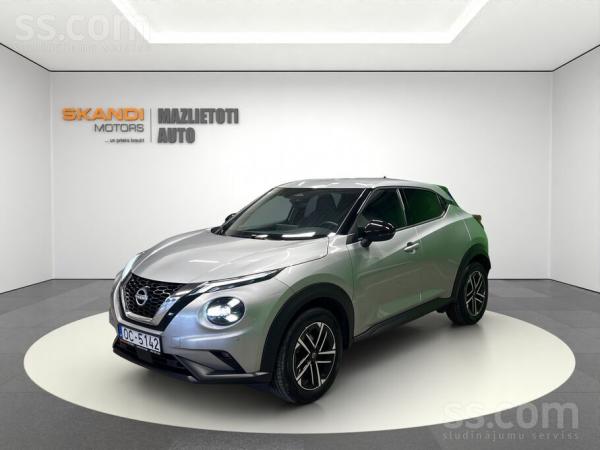 Nissan Juke 2025 in Riga on AUTOMOTO.COM.LV Grey Nissan Juke 2025 in Riga, with an engine capacity of 1.00 L and mileage of 42 thousand km for 19990 €, photo 1 on AUTOMOTO.COM.LV