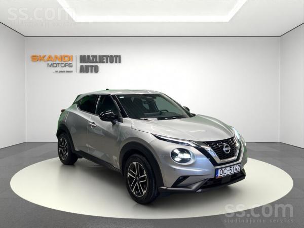 Nissan Juke 2025 in Riga on AUTOMOTO.COM.LV Grey Nissan Juke 2025 in Riga, with an engine capacity of 1.00 L and mileage of 42 thousand km for 19990 €, photo 9 on AUTOMOTO.COM.LV