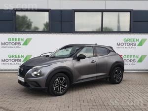 Pelēks Nissan Juke 2025 Rīga, ar dzinēja tilpumu 1.60 L un nobraukumu 36 tūkst. km par 23900 €, foto  vietnē AUTOMOTO.COM.LV