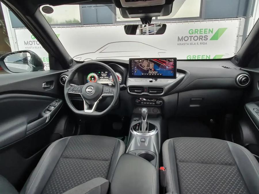 Grey Nissan Juke 2025 in Tukums, with an engine capacity of 1.60 L and mileage of 36 thousand km for 23900 €, photo 6 on AUTOMOTO.COM.LV