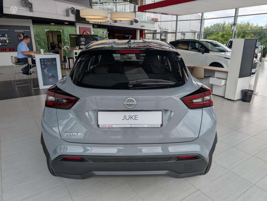 Grey Nissan Juke 2026 in Vilnius, with an engine capacity of 1.00 L and mileage of 0 thousand km for 20590 €, photo 5 on AUTOMOTO.COM.LV
