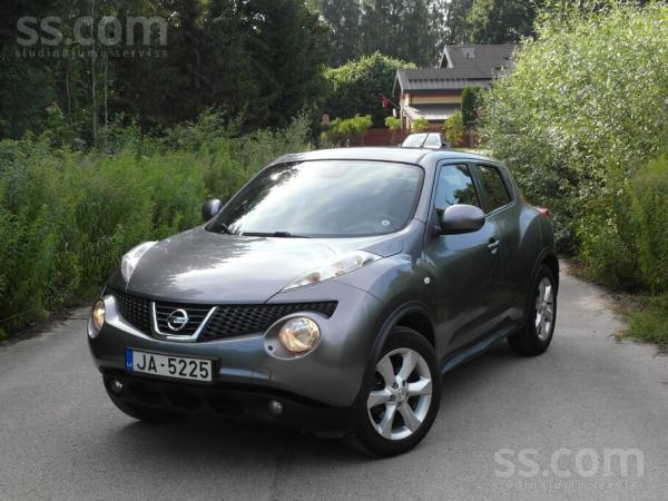 Pelēks Nissan Juke 2012 Rīga, ar dzinēja tilpumu 1.60 L un nobraukumu 149 tūkst. km par 4950 €, foto 1 vietnē AUTOMOTO.COM.LV