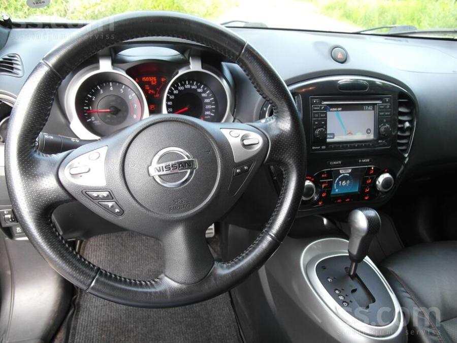 Grey Nissan Juke 2012 in Riga, with an engine capacity of 1.60 L and mileage of 149 thousand km for 4950 €, photo 12 on AUTOMOTO.COM.LV
