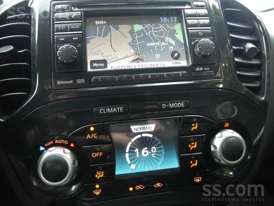 Grey Nissan Juke 2012 in Riga, with an engine capacity of 1.60 L and mileage of 149 thousand km for 4950 €, photo 16 on AUTOMOTO.COM.LV