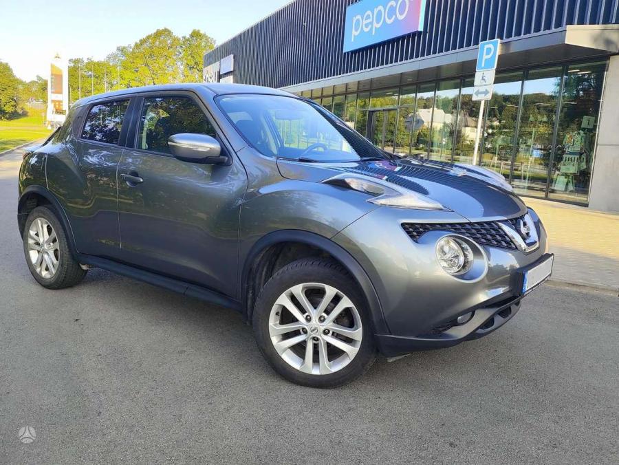Pelēks Nissan Juke 2017 Kauņa, ar dzinēja tilpumu 1.60 L un nobraukumu 78 tūkst. km par 10900 €, foto 3 vietnē AUTOMOTO.COM.LV