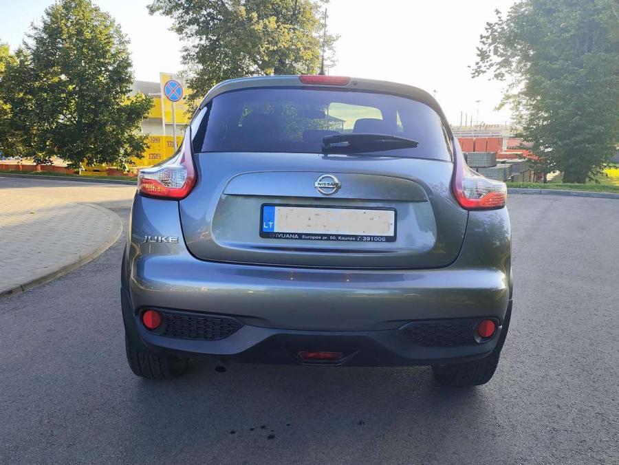 Pelēks Nissan Juke 2017 Kauņa, ar dzinēja tilpumu 1.60 L un nobraukumu 78 tūkst. km par 10900 €, foto 7 vietnē AUTOMOTO.COM.LV