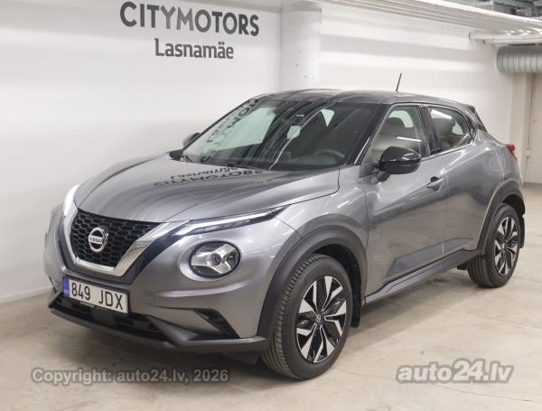 Grey Nissan Juke 2021 in Tallinn, with an engine capacity of 1.00 L and mileage of 36 thousand km for 14900 €, photo 1 on AUTOMOTO.COM.LV