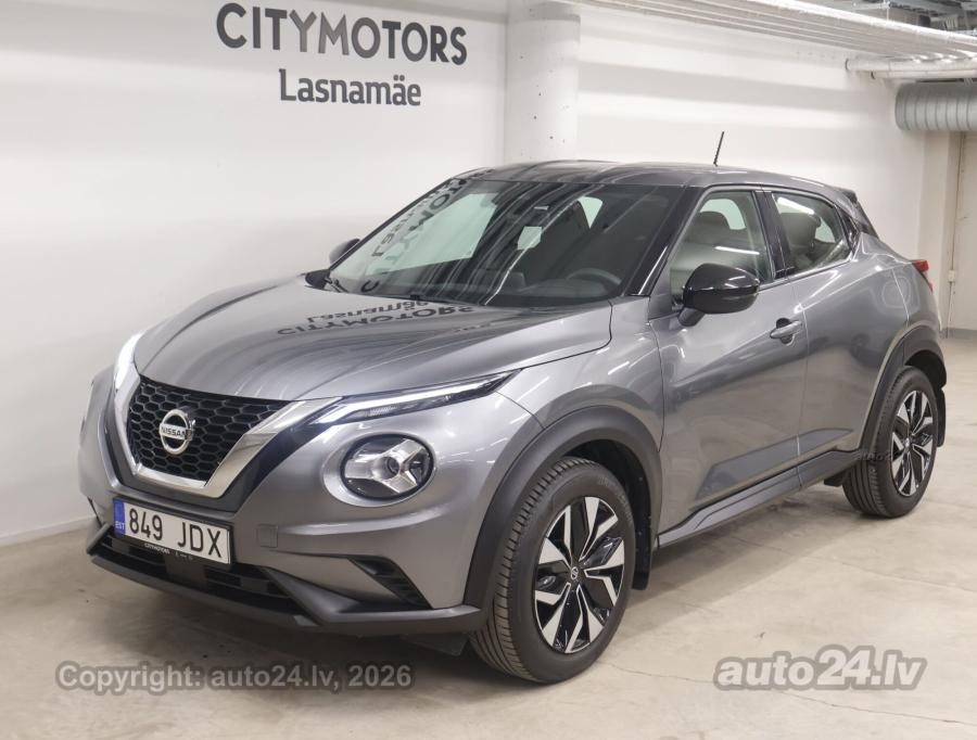 Grey Nissan Juke 2021 in Tallinn, with an engine capacity of 1.00 L and mileage of 36 thousand km for 14900 €, photo 1 on AUTOMOTO.COM.LV