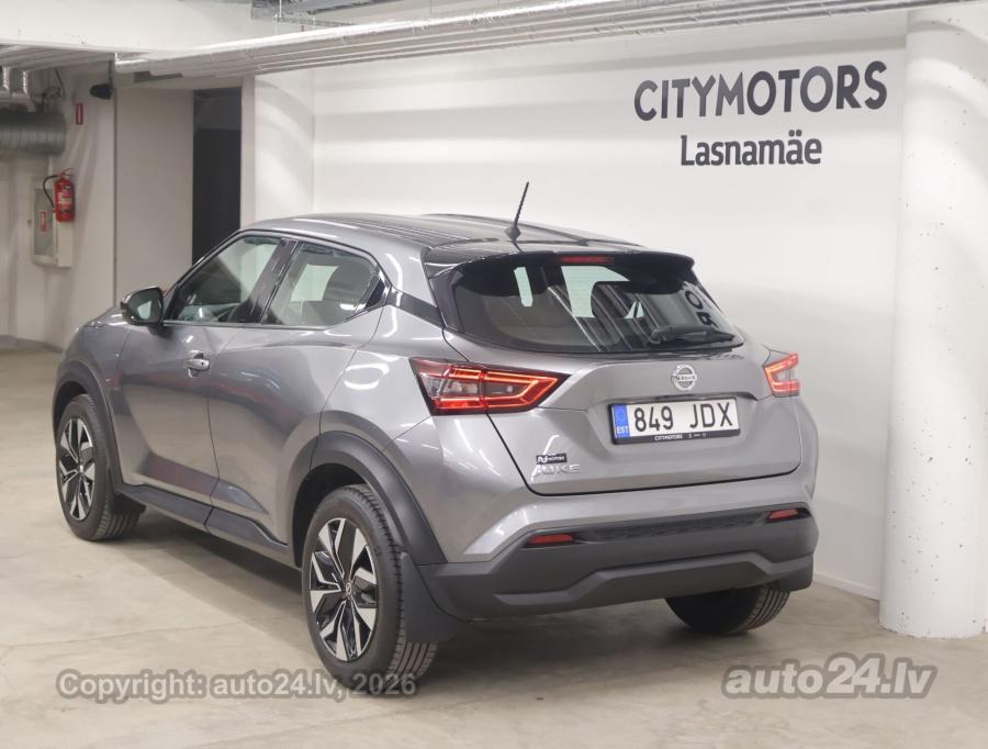 Grey Nissan Juke 2021 in Tallinn, with an engine capacity of 1.00 L and mileage of 36 thousand km for 14900 €, photo 4 on AUTOMOTO.COM.LV