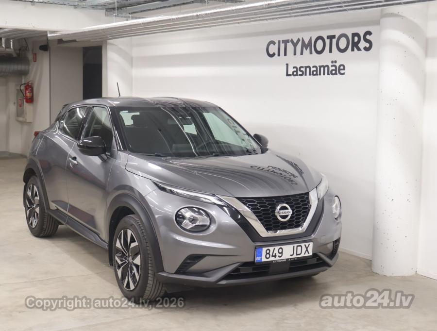 Grey Nissan Juke 2021 in Tallinn, with an engine capacity of 1.00 L and mileage of 36 thousand km for 14900 €, photo 5 on AUTOMOTO.COM.LV