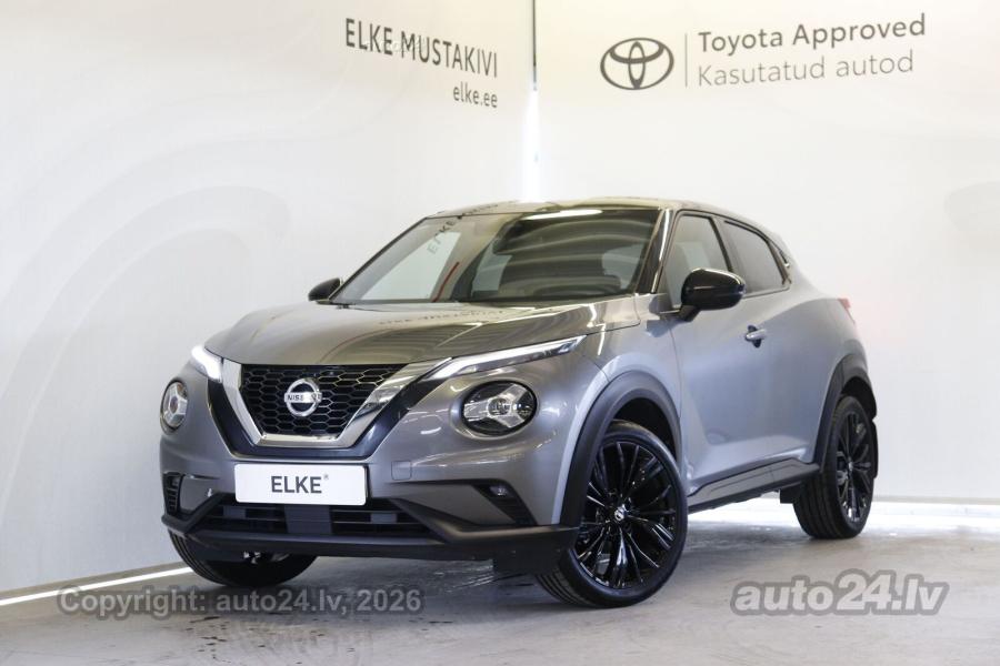 Pelēks Nissan Juke 2021 Tallina, ar dzinēja tilpumu 1.00 L un nobraukumu 46 tūkst. km par 14800 €, foto 1 vietnē AUTOMOTO.COM.LV