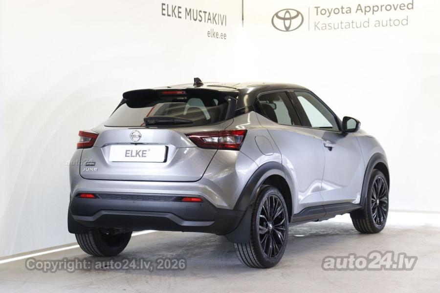 Pelēks Nissan Juke 2021 Tallina, ar dzinēja tilpumu 1.00 L un nobraukumu 46 tūkst. km par 14800 €, foto 3 vietnē AUTOMOTO.COM.LV