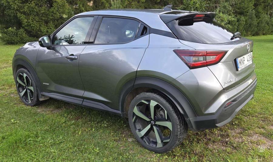 Pelēks Nissan Juke 2023 Raseiniai, ar dzinēja tilpumu 1.60 L un nobraukumu 36 tūkst. km par 20500 €, foto 3 vietnē AUTOMOTO.COM.LV