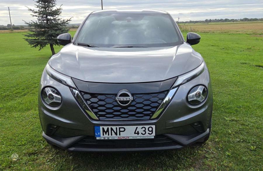 Pelēks Nissan Juke 2023 Raseiniai, ar dzinēja tilpumu 1.60 L un nobraukumu 36 tūkst. km par 20500 €, foto 5 vietnē AUTOMOTO.COM.LV