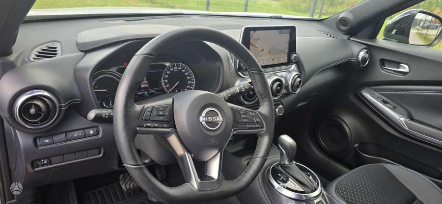 Pelēks Nissan Juke 2023 Klaipėda, ar dzinēja tilpumu 1.60 L un nobraukumu 17 tūkst. km par 17700 €, foto 28 vietnē AUTOMOTO.COM.LV
