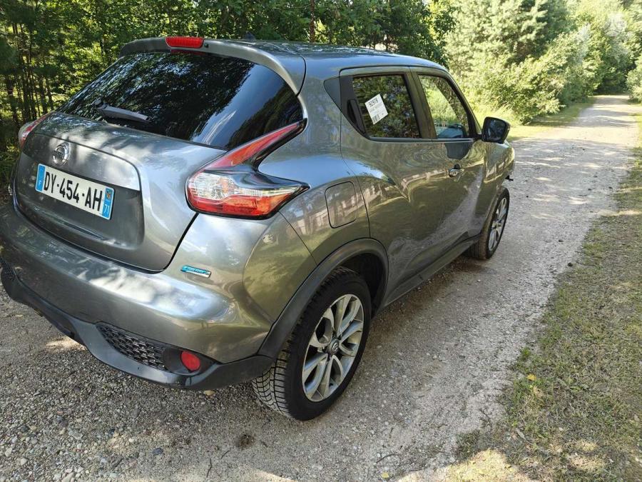 Grey Nissan Juke 2015 in Anyksciai, with an engine capacity of 1.46 L and mileage of 257 thousand km for 2750 €, photo 14 on AUTOMOTO.COM.LV