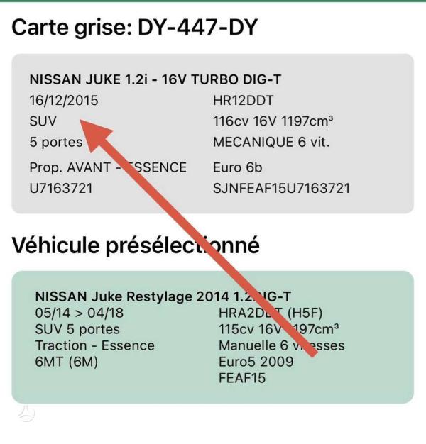 Pelēks Nissan Juke 2016 Tauragė, ar dzinēja tilpumu 1.20 L un nobraukumu 114 tūkst. km par 5555 €, foto 8 vietnē AUTOMOTO.COM.LV