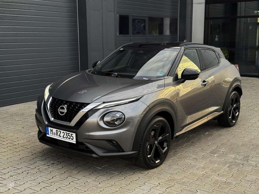 Pelēks Nissan Juke 2025 Klaipėda, ar dzinēja tilpumu 1.00 L un nobraukumu 9 tūkst. km par 18450 €, foto 3 vietnē AUTOMOTO.COM.LV