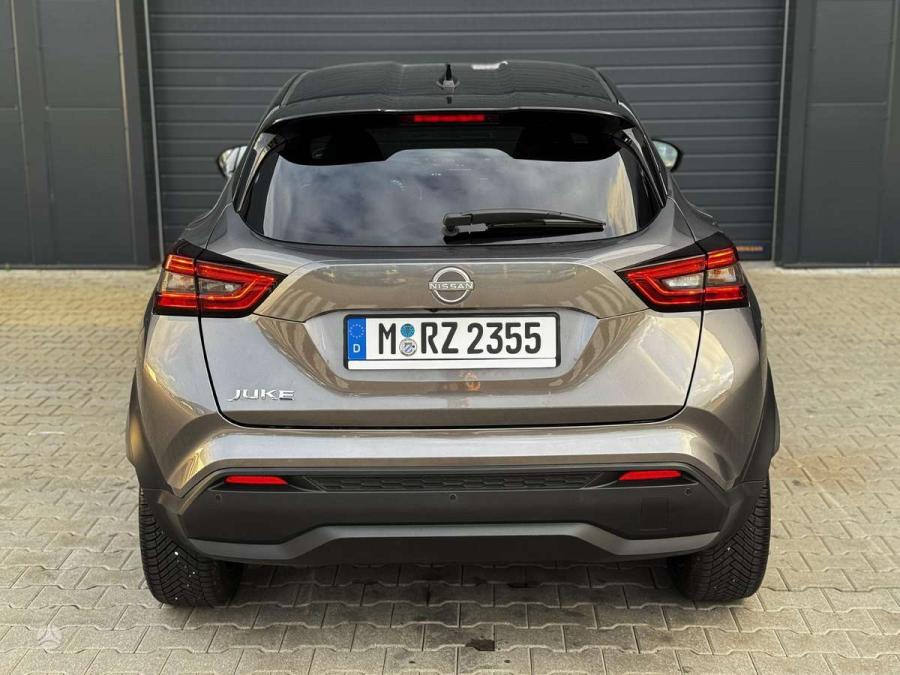 Pelēks Nissan Juke 2025 Klaipėda, ar dzinēja tilpumu 1.00 L un nobraukumu 9 tūkst. km par 18450 €, foto 4 vietnē AUTOMOTO.COM.LV