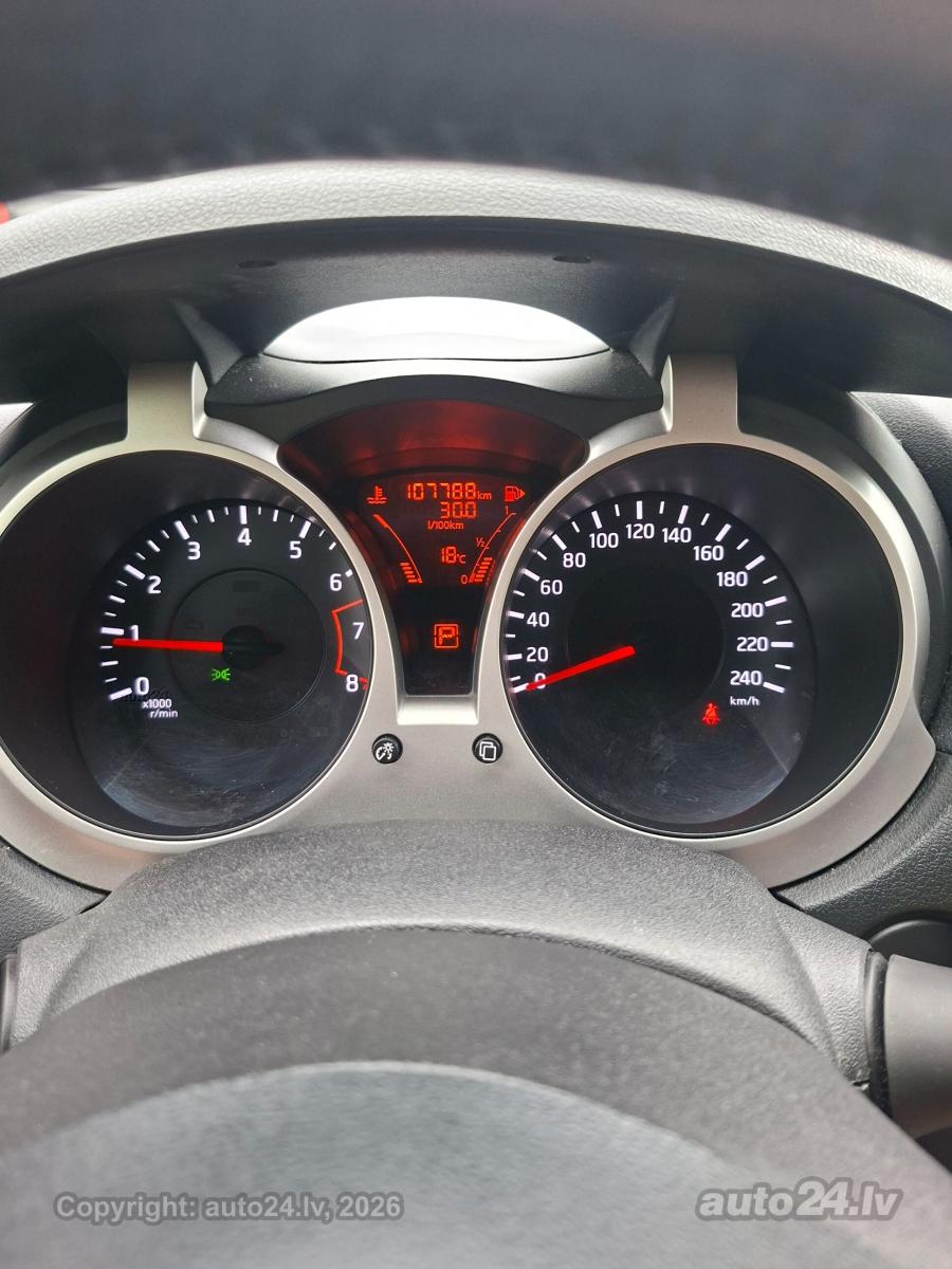 Nissan Juke 2013 Tallina, ar dzinēja tilpumu 1.60 L un nobraukumu 107 tūkst. km par 5900 €, foto 7 vietnē AUTOMOTO.COM.LV