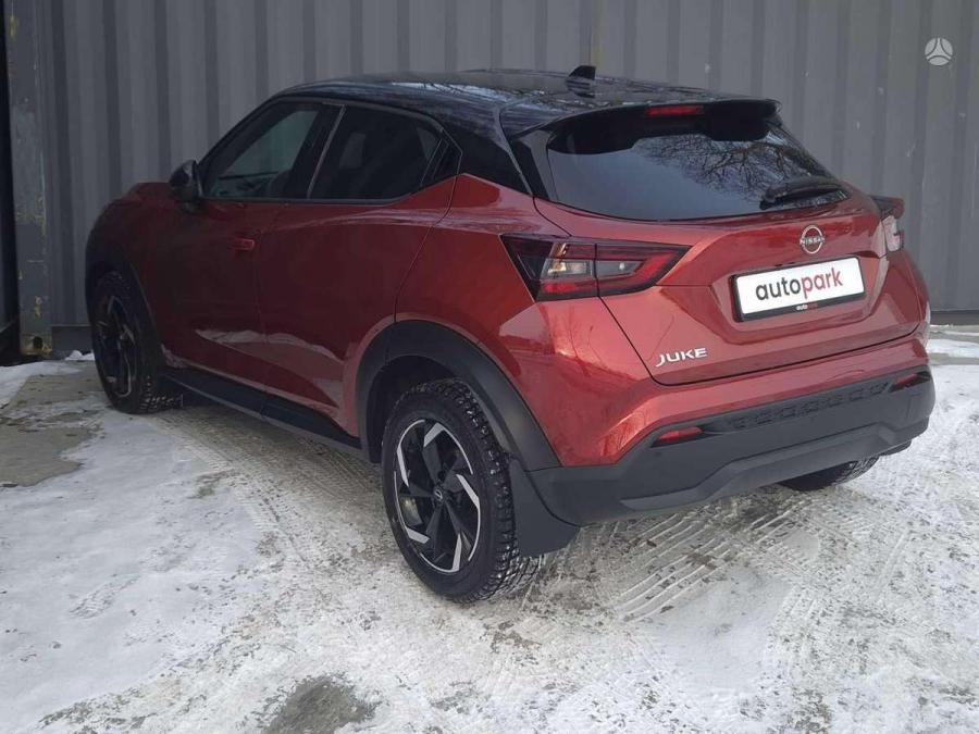 Orange Nissan Juke 2023 in Vilnius, with an engine capacity of 1.00 L and mileage of 39 thousand km for 16500 €, photo 4 on AUTOMOTO.COM.LV