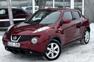 Sarkans Nissan Juke 2010 Radviliškis, ar dzinēja tilpumu 1.60 L un nobraukumu 135 tūkst. km par 4750 €, foto  vietnē AUTOMOTO.COM.LV