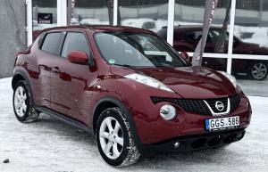 Sarkans Nissan Juke 2010 Radviliškis, ar dzinēja tilpumu 1.60 L un nobraukumu 135 tūkst. km par 4750 €, foto 4 vietnē AUTOMOTO.COM.LV