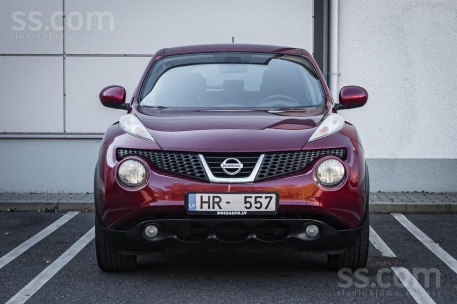 Red Nissan Juke 2011 in Riga, with an engine capacity of 1.60 L and mileage of 0 thousand km for 7500 €, photo 2 on AUTOMOTO.COM.LV