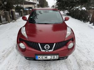 Sarkans Nissan Juke 2011 Kauņa, ar dzinēja tilpumu 1.46 L un nobraukumu 172 tūkst. km par 3300 €, foto 3 vietnē AUTOMOTO.COM.LV