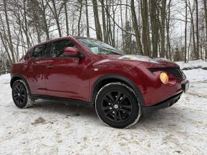 Sarkans Nissan Juke 2011 Alīta, ar dzinēja tilpumu 1.46 L un nobraukumu 241 tūkst. km par 4000 €, foto  vietnē AUTOMOTO.COM.LV