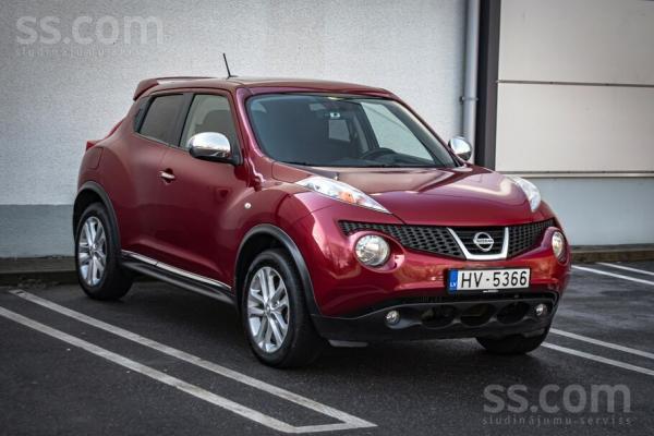 Sarkans Nissan Juke 2011 Rīga, ar dzinēja tilpumu 1.60 L un nobraukumu 87 tūkst. km par 7500 €, foto 3 vietnē AUTOMOTO.COM.LV
