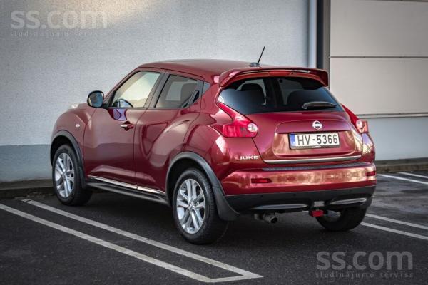 Sarkans Nissan Juke 2011 Rīga, ar dzinēja tilpumu 1.60 L un nobraukumu 87 tūkst. km par 7500 €, foto 6 vietnē AUTOMOTO.COM.LV