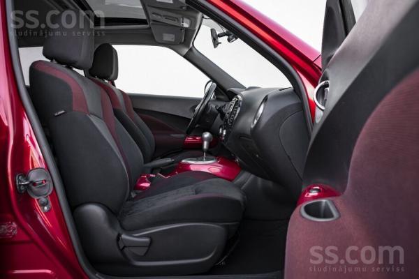 Sarkans Nissan Juke 2011 Rīga, ar dzinēja tilpumu 1.60 L un nobraukumu 87 tūkst. km par 7500 €, foto 10 vietnē AUTOMOTO.COM.LV
