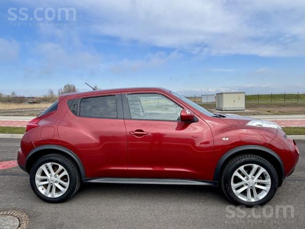 Red Nissan Juke 2011 in Liepaja, with an engine capacity of 1.50 L and mileage of 291 thousand km for 5400 €, photo 5 on AUTOMOTO.COM.LV