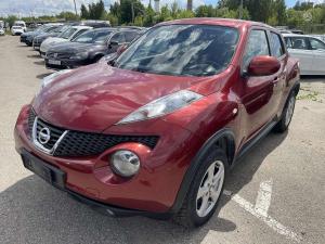 Sarkans Nissan Juke 2011 Panevēža, ar dzinēja tilpumu 1.46 L un nobraukumu 172 tūkst. km par 4300 €, foto  vietnē AUTOMOTO.COM.LV