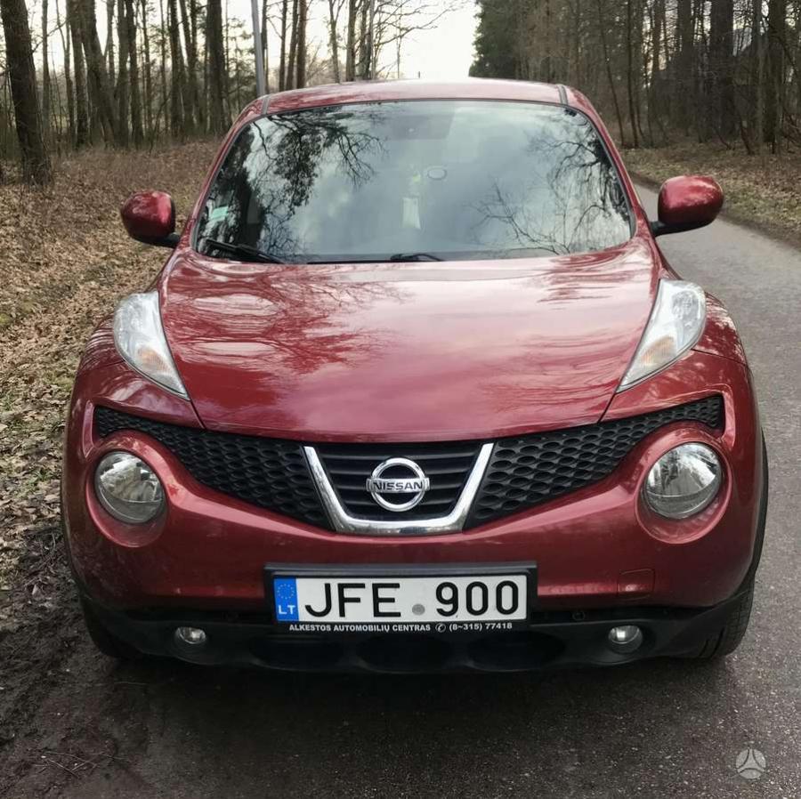 Sarkans Nissan Juke 2011 Šakiai, ar dzinēja tilpumu 0.00 L un nobraukumu 217 tūkst. km par 4000 €, foto 4 vietnē AUTOMOTO.COM.LV