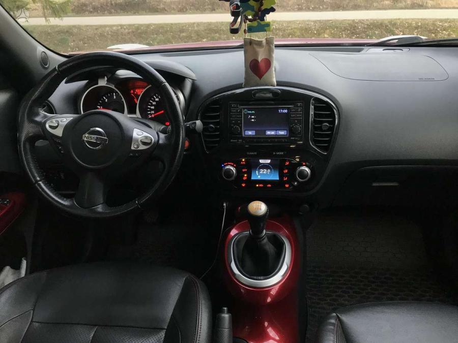 Sarkans Nissan Juke 2011 Šakiai, ar dzinēja tilpumu 0.00 L un nobraukumu 217 tūkst. km par 4000 €, foto 5 vietnē AUTOMOTO.COM.LV
